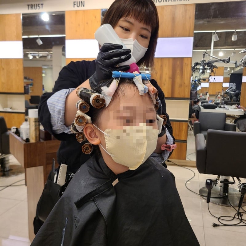 준오헤어 미금2호점 도이선생님께 유아들 커트 +파마 맡겼어요! : 네이버 블로그