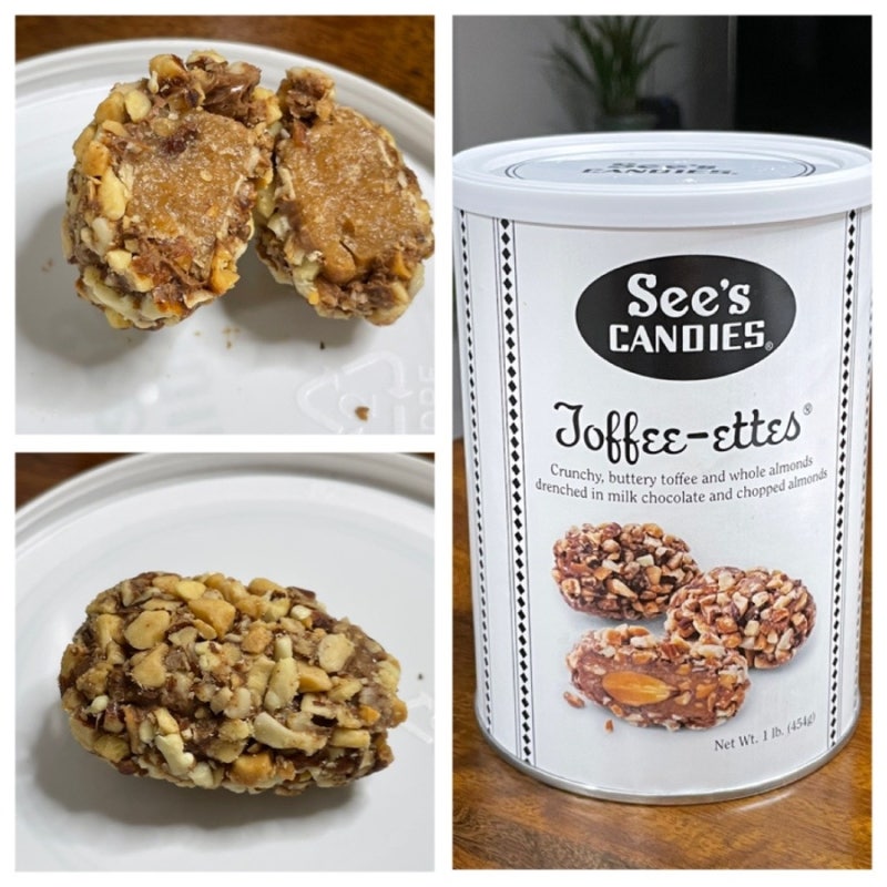 미국여행 선물 추천 씨즈캔디 토피에츠 See’s candies toffee ettes : 네이버 블로그