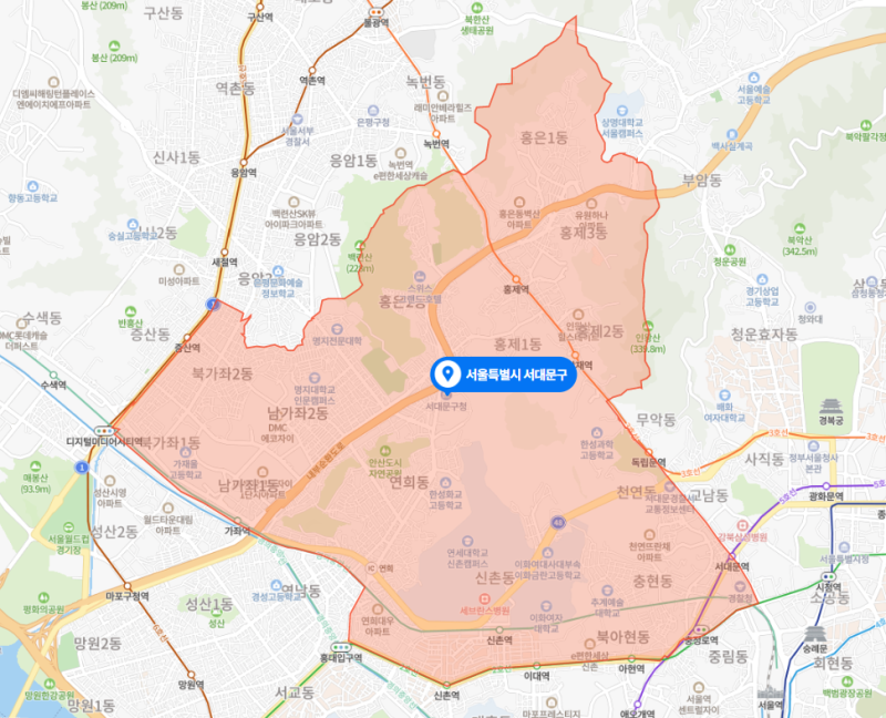 마포를 위협하는 서북권의 강자 서대문구홍제역세권홍제역 일대 도시재생활성화계획 북아현 뉴타운 가재울 뉴타운 가재울 7구역