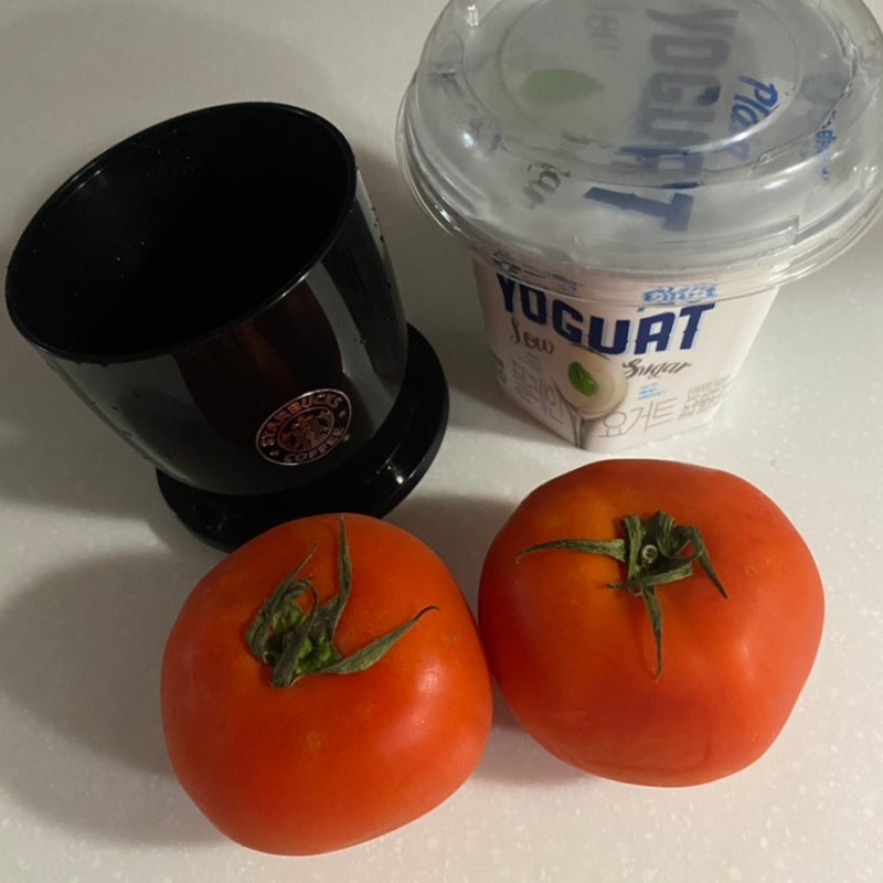 그릭요거트 토마토 그릭모모를 이은 요거트 품은 토마토 여름철 간식 디저트로 제격 네이버 블로그