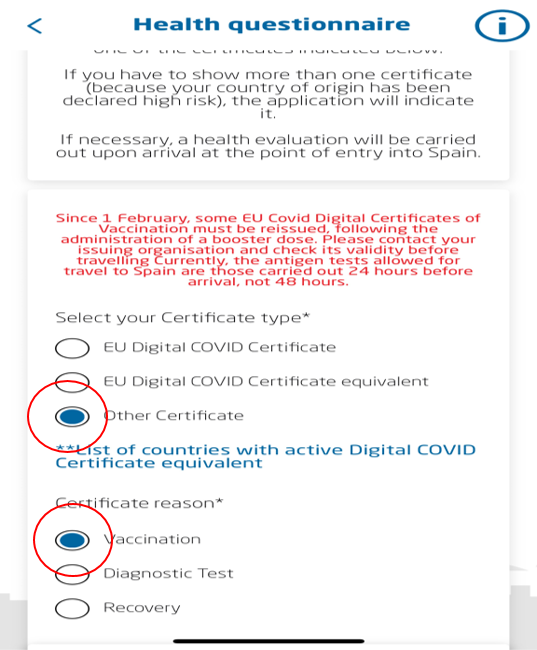 스페인 SPTH 작성과 QR코드 발급방법 여행 입국 준비 : 네이버 블로그
