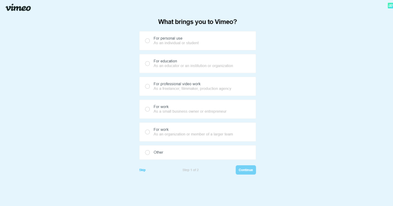 VIMEO(비메오) 가입하는 방법, 유료회원 종류 및 비용 안내 : 네이버 블로그