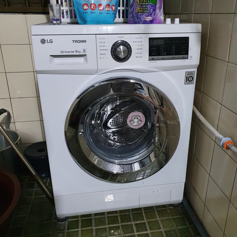 LG 9kg 드럼세탁기 물 사용량/소비량 얼마나 될까요? (엘지 드럼 세탁기 표준 세탁 물 용량 물양, f9wk) : 네이버 블로그