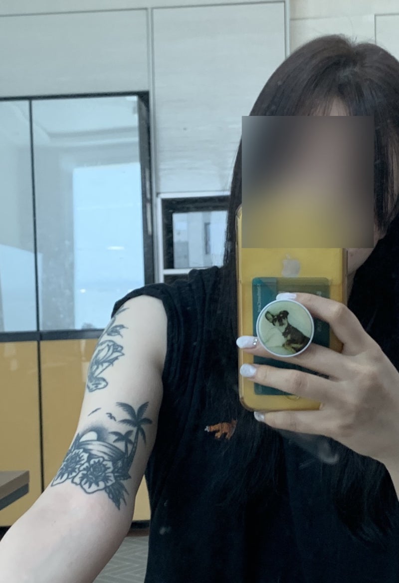 웨딩촬영결혼식 타투 가리기sfx 스프레이타투 커버 스티커 네이버 블로그