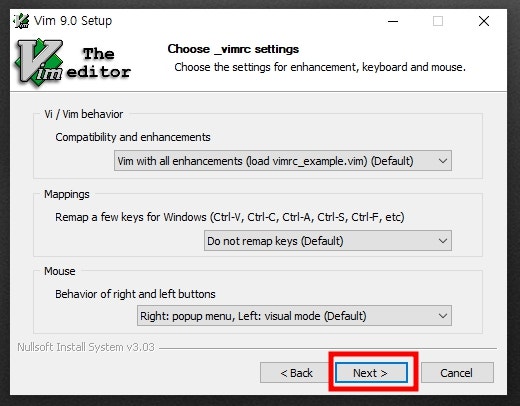 윈도우 VI (Vim) 에디터 설치하기 : 네이버 블로그