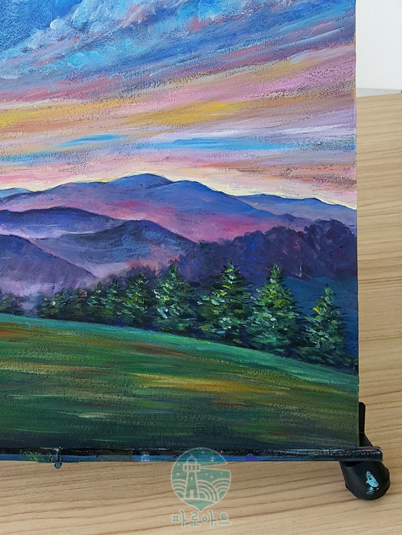 아름다운 풍경화 아크릴 그림 그리기 : 네이버 블로그