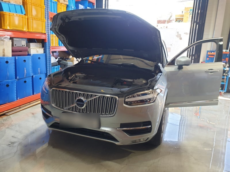 볼보 Xc90 앞유리교환 돌빵 스톤칩 깨짐으로 Volvo 정품 Hud 전면유리교체 과정 소개와 내 수입차 전면유리교환 시