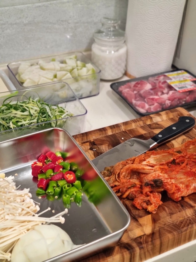 돼지고기 청국장맛있게끓이는방법 다담청국장 레시피 네이버 블로그