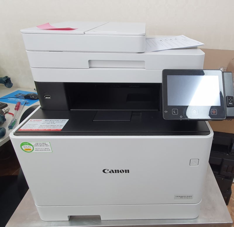 MF746Cx 라벨요지 정착부 걸림 분해 수리 : 네이버 블로그