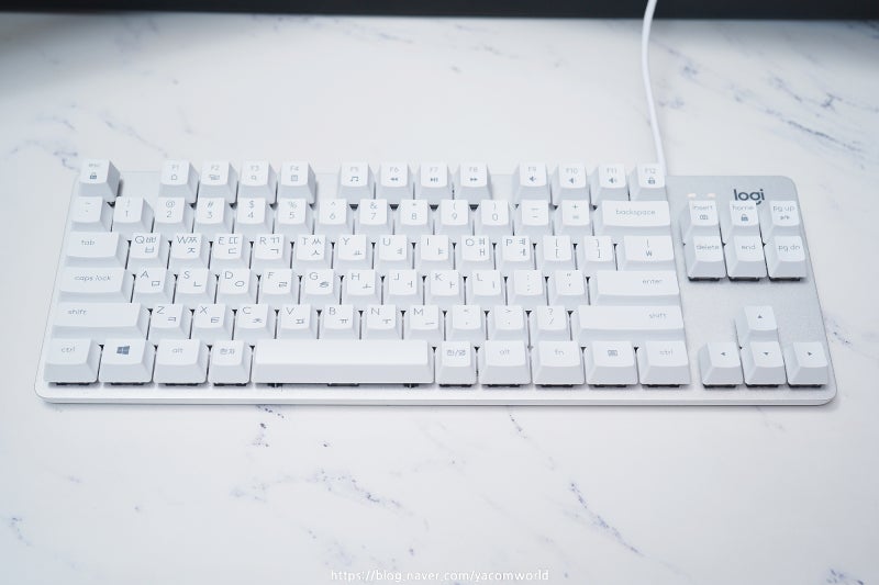 텐키리스 키보드 로지텍 K835 TKL 적축 키보드 리뷰 : 네이버 블로그