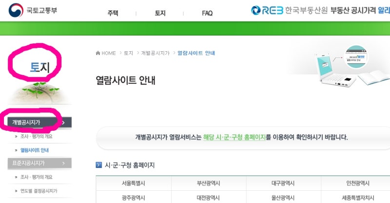 시가표준액과 공시지가 차이점조회방법 토지 상가건물 아파트 공동주택 단독주택의 공시지가시가표준액 조회방법 네이버 블로그