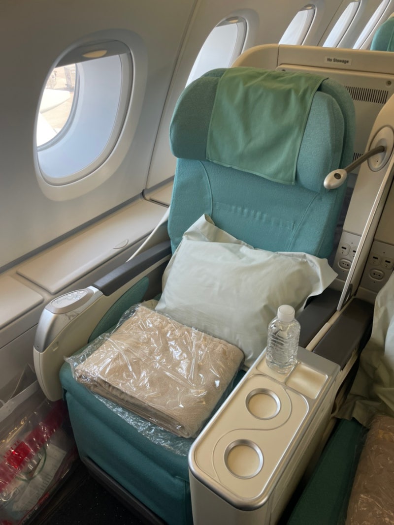 대한항공 프레스티지석 인천 뉴욕 Jfk 프리미엄체크인 기내식 라면 후기 Ke081 A380 네이버 블로그