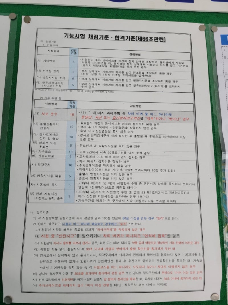 4 2종 자동 운전면허 기능시험 실격 후 재응시 합격 네이버 블로그