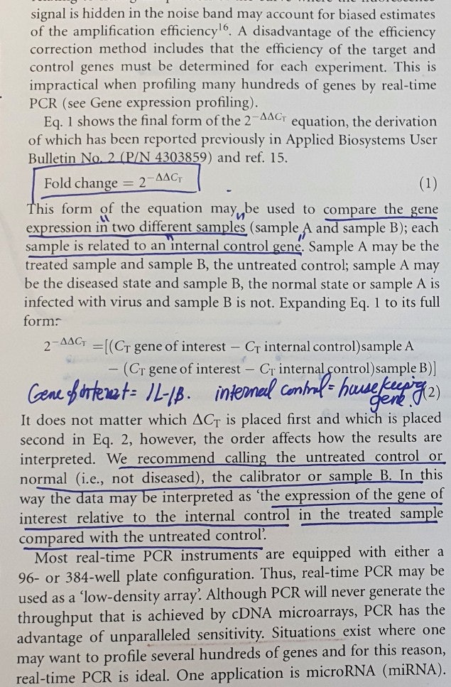 real time PCR delta delta Ct method 에 대한 고찰 : 네이버 블로그