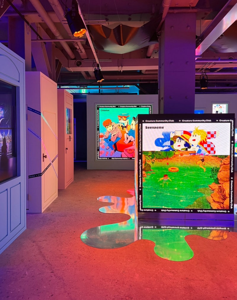 성수 놀거리 NFT 아트워크 전시회 CCC Lounge 후기 : 네이버 블로그