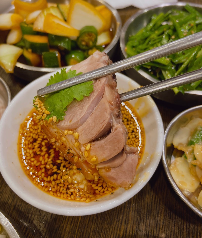 분당정자동 윤밀원 양지칼국수 및 족발 맛집 웨이팅 및 주차 팁 네이버 블로그