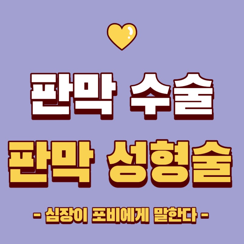 심장 판막 수술 항응고 치료와 수술 코드까지 네이버 블로그