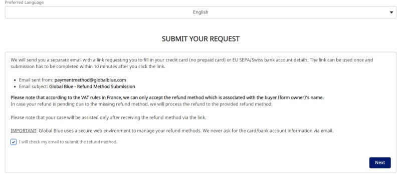 글로벌 블루(Global Blue) 세금 환급 (tax refund, 택스리펀)받기. : 네이버 블로그