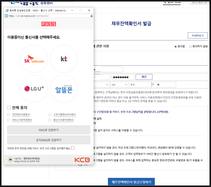 서민금융진흥원 부채증명서 온라인 발급 방법 네이버 블로그