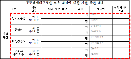 자산보유사실확인서 작성 방법 네이버 블로그