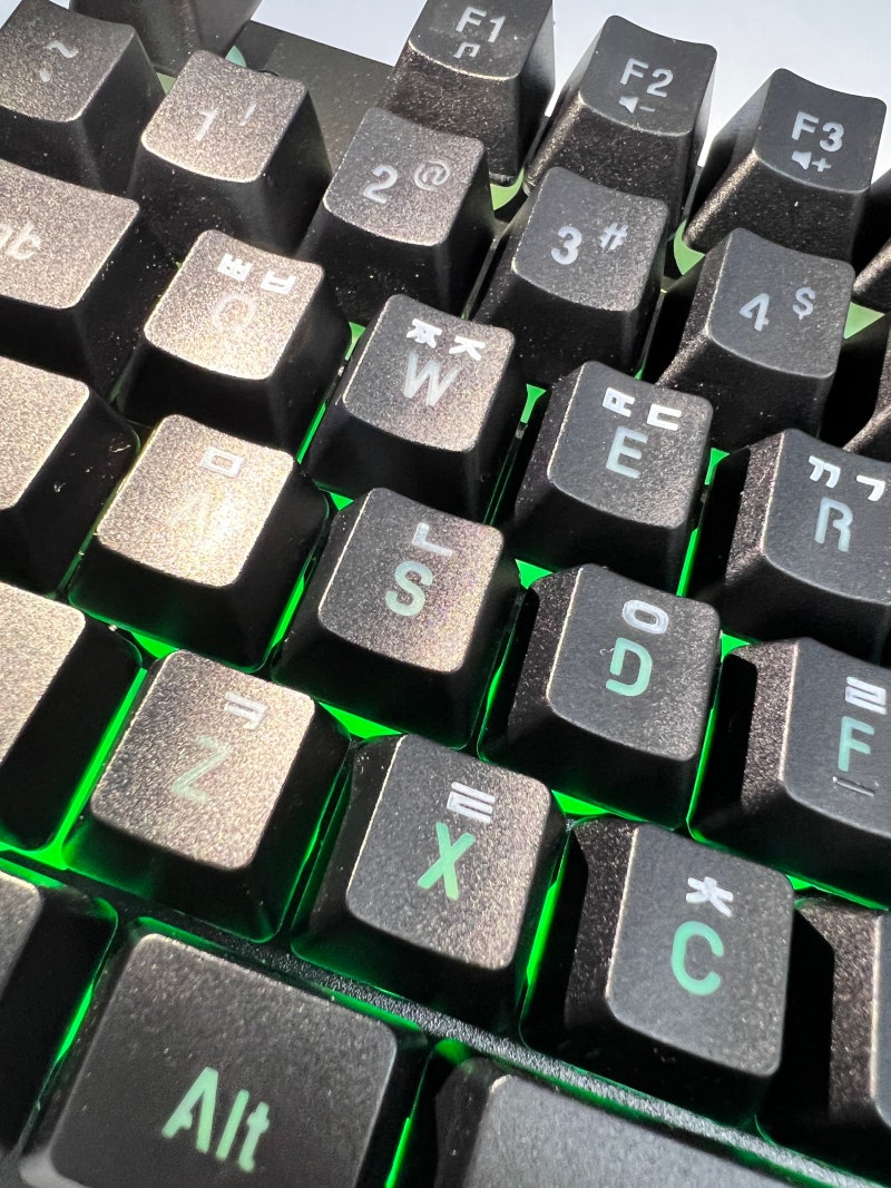 해커 키보드 사용방법 및 후기(앱코 KM400) : 네이버 블로그