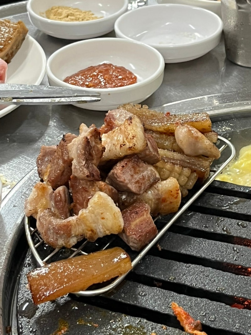 창민송탄연탄불생고기 평택 이충동 삼겹살 맛집 송탄연탄불생고기 본점 모둠 A 항정살 갈매기살 냉면 네이버 블로그