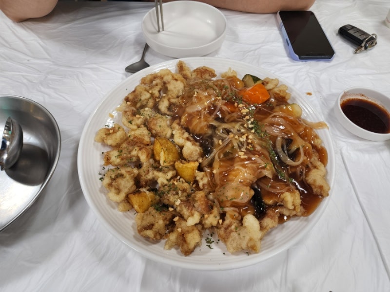 하조대 해수욕장 맛집 하조대반점 해물짬뽕 And 탕수육 후기 네이버 블로그