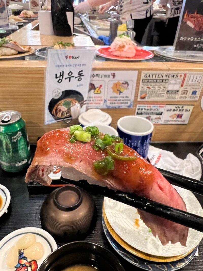 김포공항 롯데몰 줄서서먹는 회전초밥 맛집 네이버 블로그