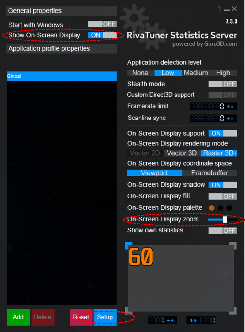 [팁공유] Riva Tuner Statistics Server & Hwinfo 프로그램으로 게임 프레임을 화면에 표시하기 ...