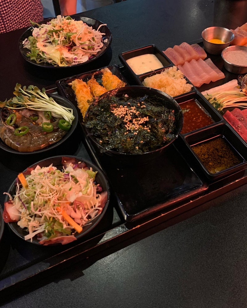 김천재 육회반한연어1미터 무한리필 육회 연어 맛집 김천재 육회반한연어 네이버 블로그
