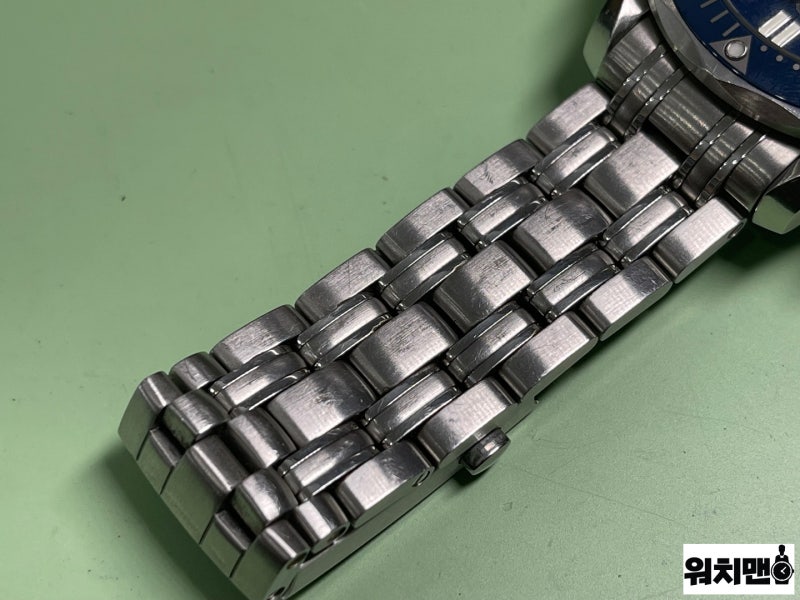 Omega 오메가 시마스터 다이버 300 전체 폴리싱 및 러버 밴드우레탄 스트랩 교체 천안 시계수리 워치맨 네이버 블로그