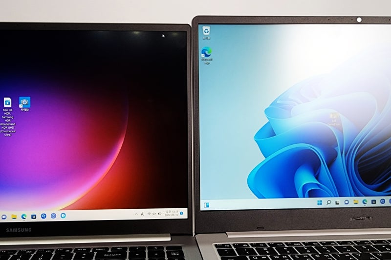 삼성 노트북 비교 : 갤럭시북2 NT550XEZ-A58A vs NT750XEW-A51A : 네이버 블로그