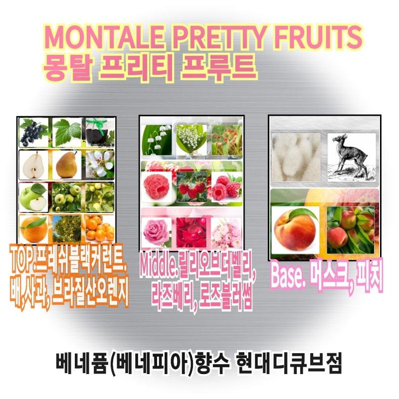 향기로운 꽃과 과일의 정원 몽탈_프리티프루티 오드퍼퓸 MONTALE PRETTY FRUITY : 네이버 블로그
