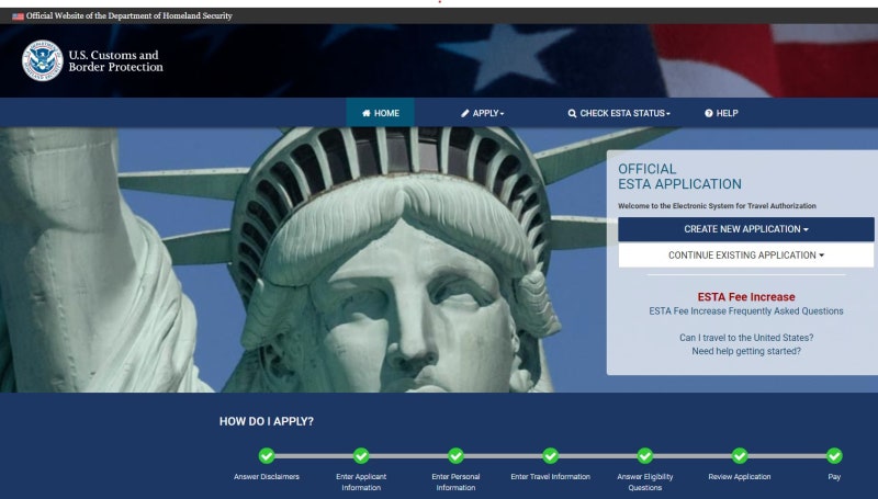 ESTA (Electronic System for Travel Authorization) 어디까지 아니? : 네이버 블로그