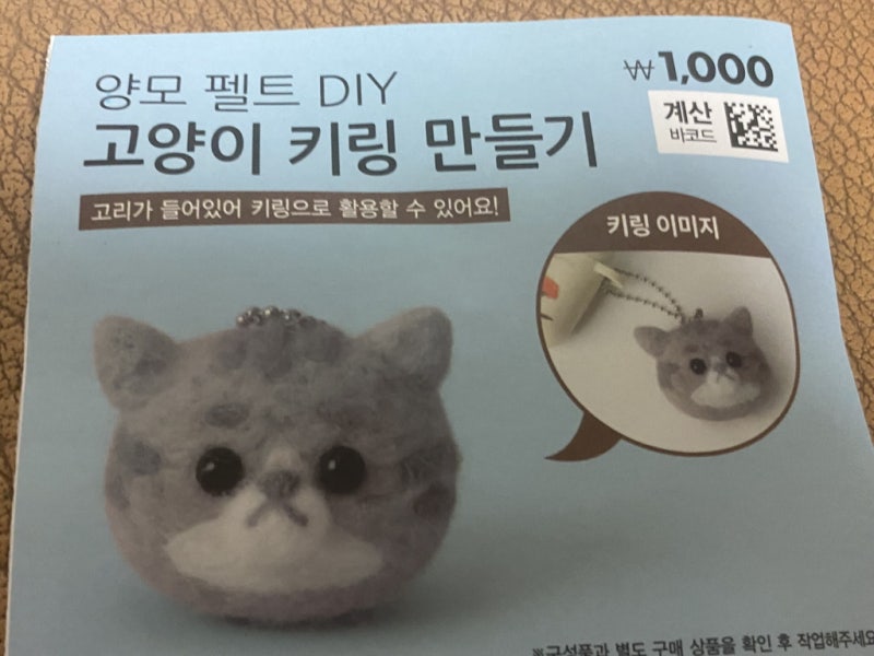 다이소양모펠트 실패 후기 네이버 블로그