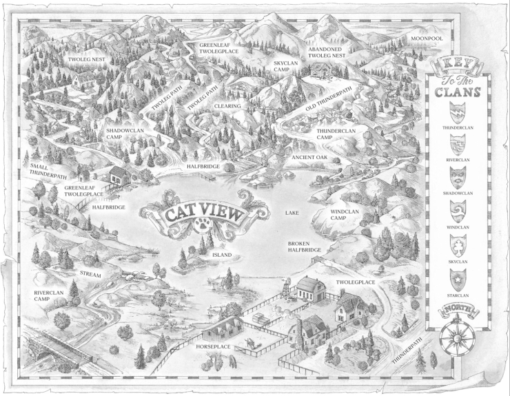 고양이 전사들 지도책 : 네이버 블로그