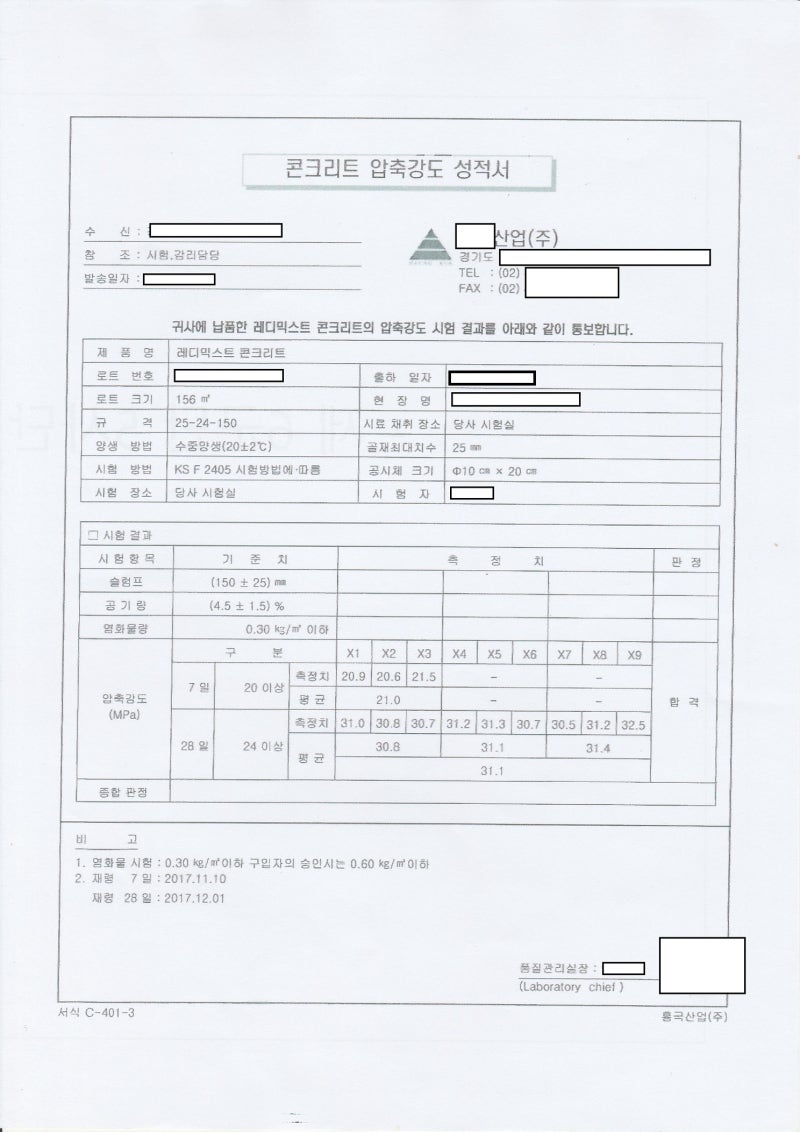 철근콘크리트공사 감리 주의점2 콘크리트타설 네이버 블로그