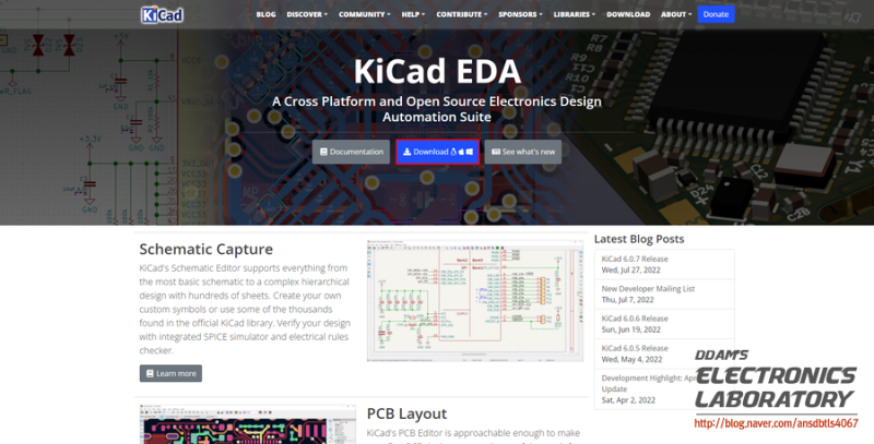 [KiCAD 강의] 2강 - KiCAD 프로그램의 설치 : 네이버 블로그
