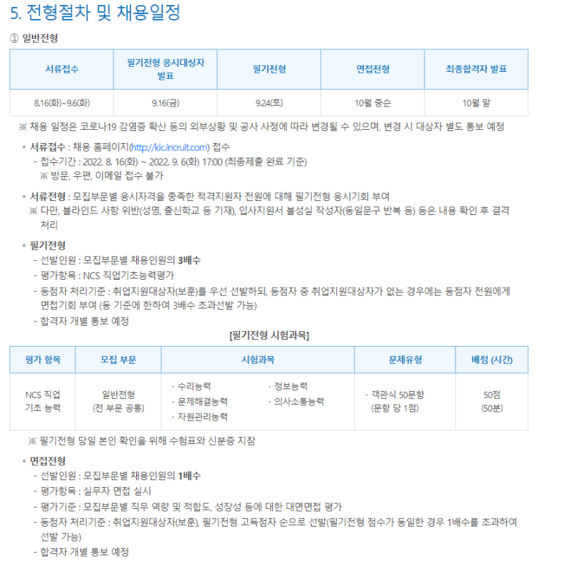 2022년 하반기 한국투자공사 청년인턴 채용공고 및 Ncs직무기술서 알아보기 러닝플러스 네이버 블로그