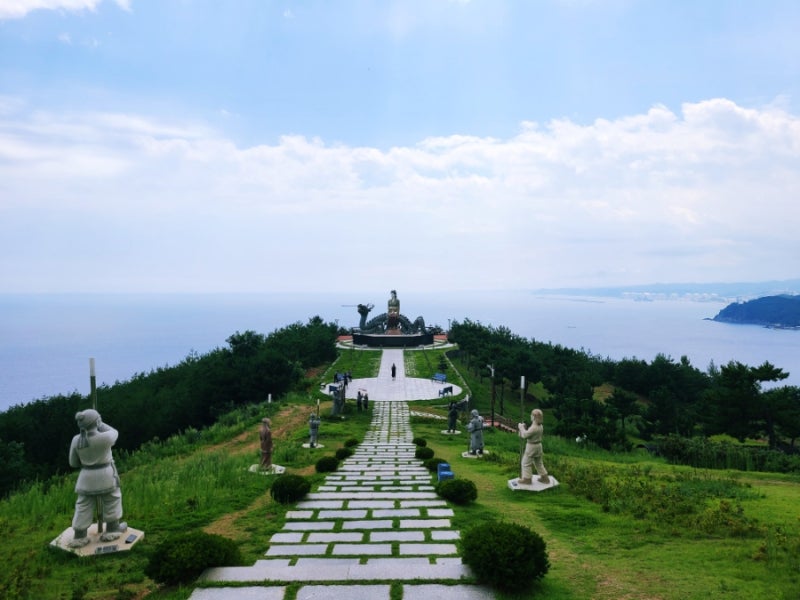 삼척 바다가 한눈에 내려다보이는 수로부인 헌화공원 네이버 블로그