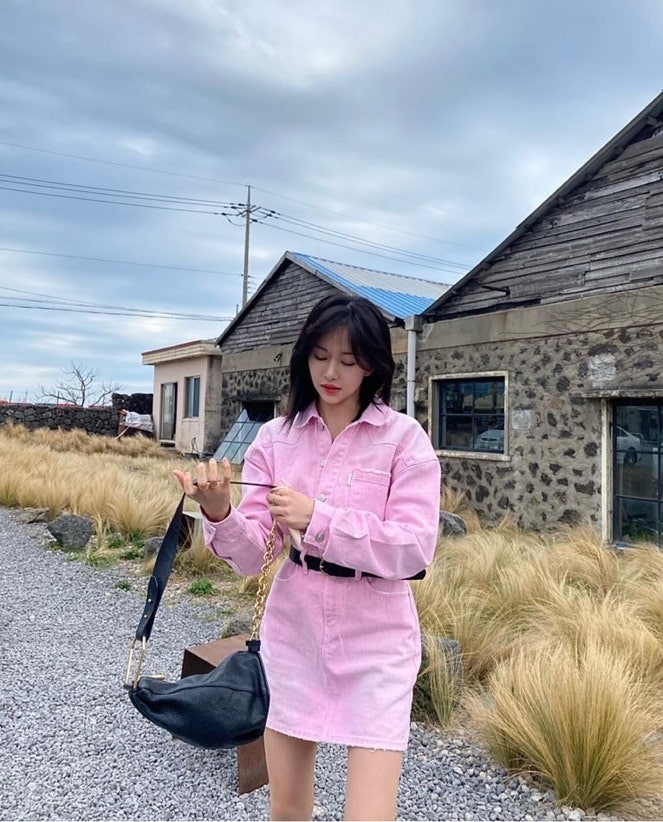 인스타그램 한보름 패션 가방 디자이너 브랜드 루에브르 여성 스몰 버킷백 데일리백 네이버 블로그