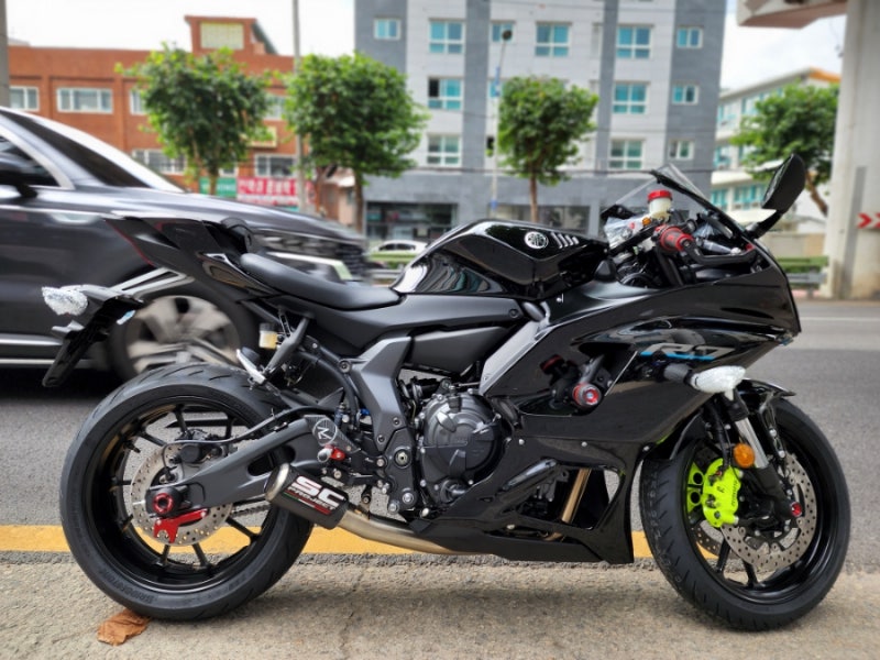 2022 YAMAHA YZF-R7_야마하 R7 라이테크 데모카 튜닝 : SC프로젝트 CR-T 장착 : 네이버 블로그