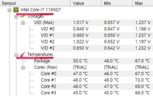 CPU 온도 측정 및 확인 CPUID HWMonitor 이용해 볼까? : 네이버 블로그