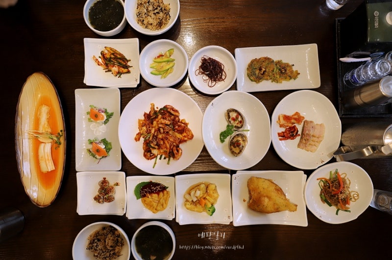 부산 동래 한정식 맛집 가족모임하기 좋은 박해윤통영해물밥상 네이버 블로그