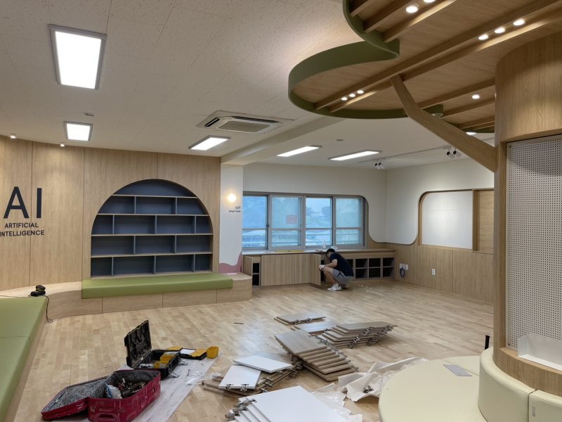 서천비인초등학교 비인초 Ai실 구축 공사 Work아키란실내건축연구소주 네이버 블로그