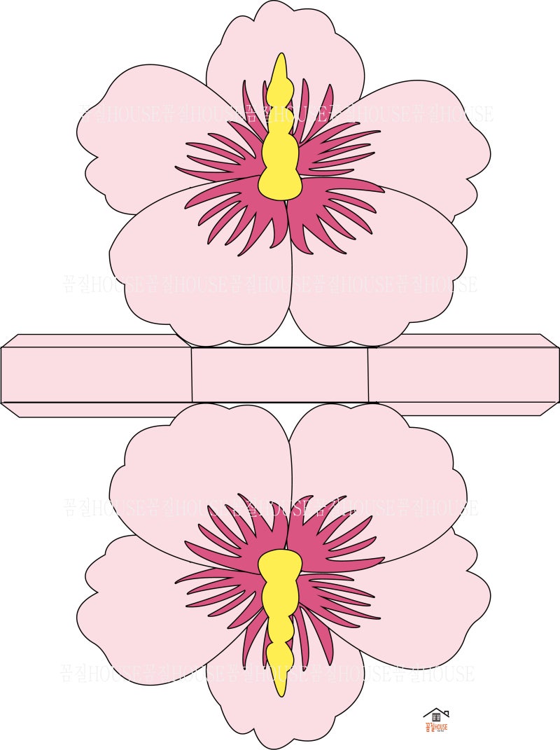 【우리나라】 무궁화가방유아미술무료도안우리나라만들기가방만들기어린이집미술유치원만들기우리나라미술어린이집만들기집콕만듥기