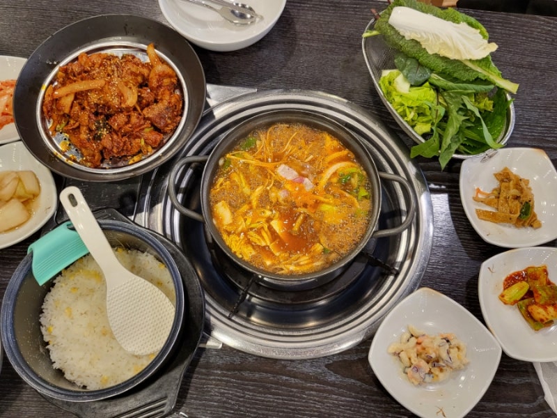 노원역 쌈밥 맛집 예향정 2인세트 된찌두루치기 네이버 블로그