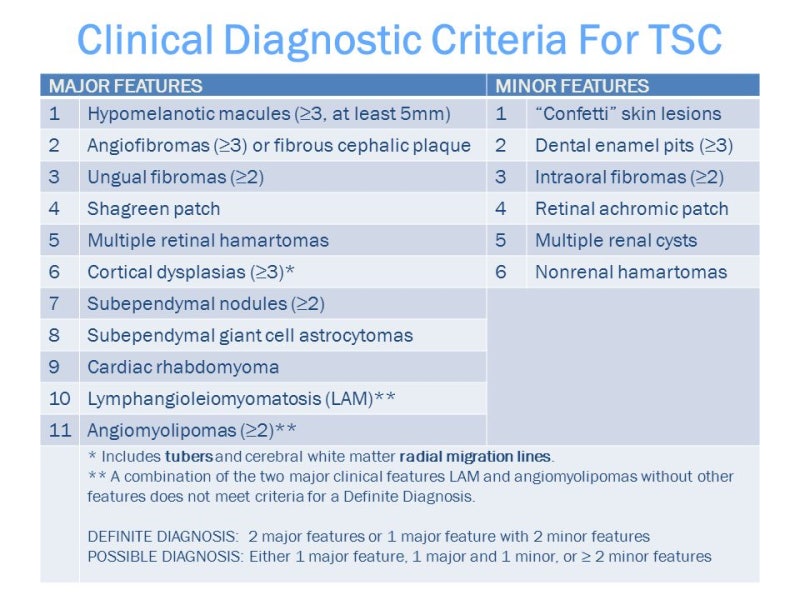 결절성 경화증(Overview of Tuberous sclerosis) : 네이버 블로그