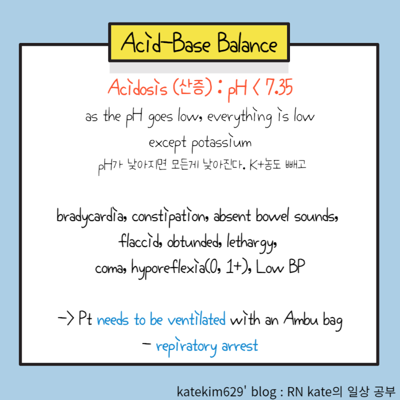[NCLEX 공부 1] Acid-base balance, Mark Klimenk's Lecture pdf 강의 자료와 사운더스 ...