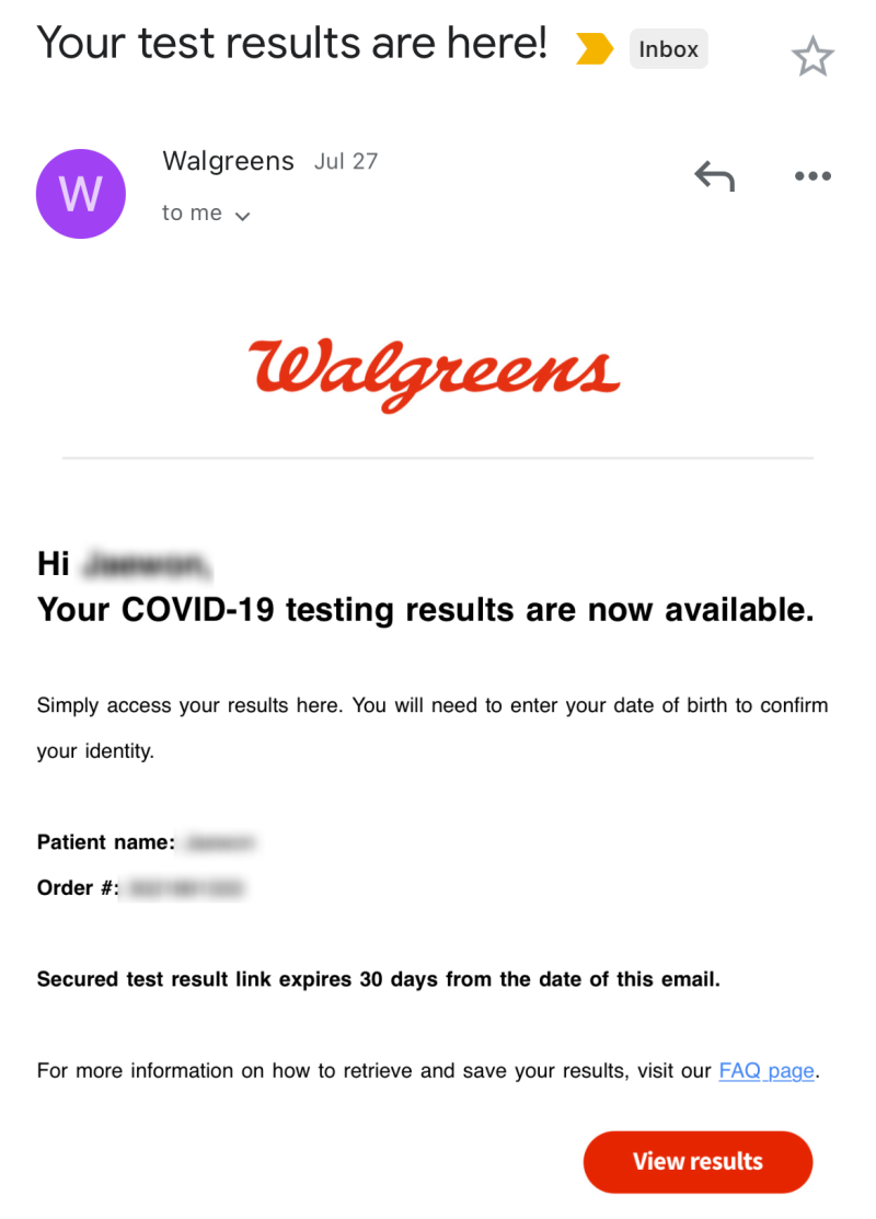 미국 월그린(Walgreens) 코로나 검사 Rapid NAAT / PCR 예약 방법 및 후기 : 네이버 블로그